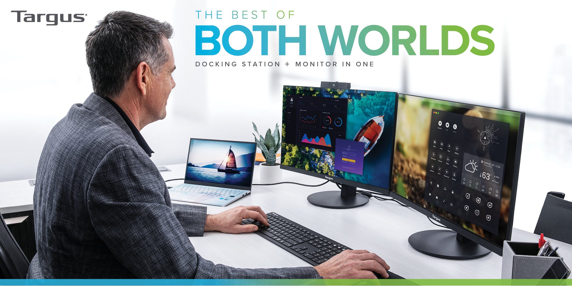 Targus Introduces Dual-Display Docking Monitor Solution to Create a ...