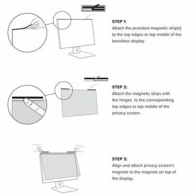 4Vu™ Privacy Screen for 24” Edge to Edge Infinity Monitors (16:9)