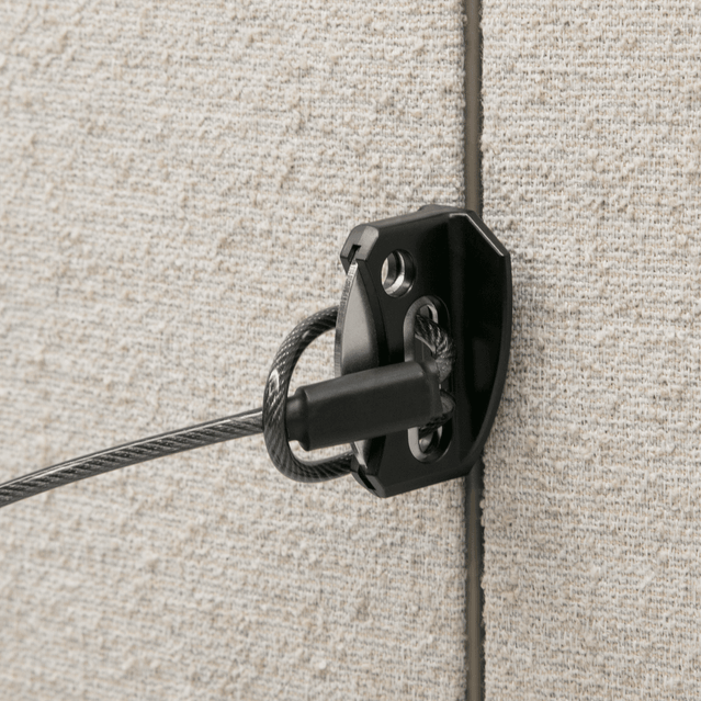 Partition Cable Anchor - ASP28USZ: Base Plates: Cable Locks ...