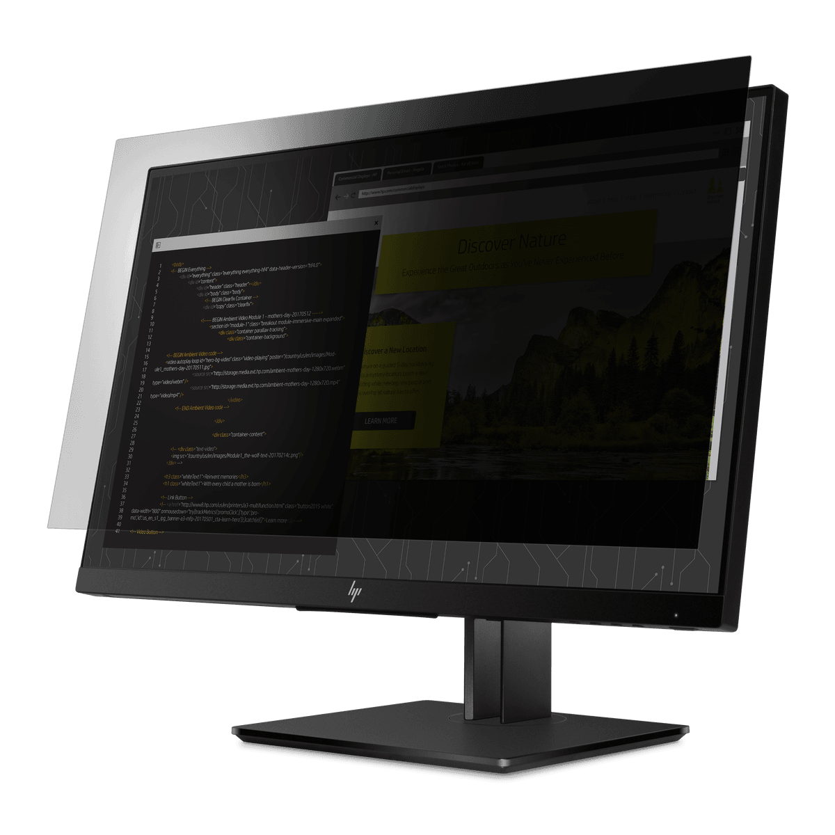 4Vu Privacy Screen for HP® EliteDisplay E243 and HP® Z24nf G2 ...