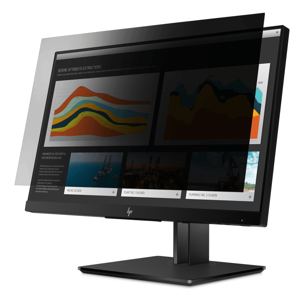 4Vu Privacy Screen for HP® EliteDisplay E223 and HP® Z22n G2, Landscape ...