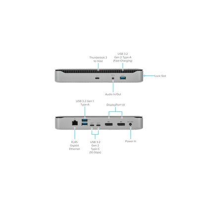 Thunderbolt™ 3 DV4K Docking Station with 85W Power Delivery | TARGUS